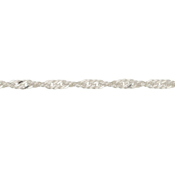 silver twisted curb chain – Martin Wilkinson Jewellers
